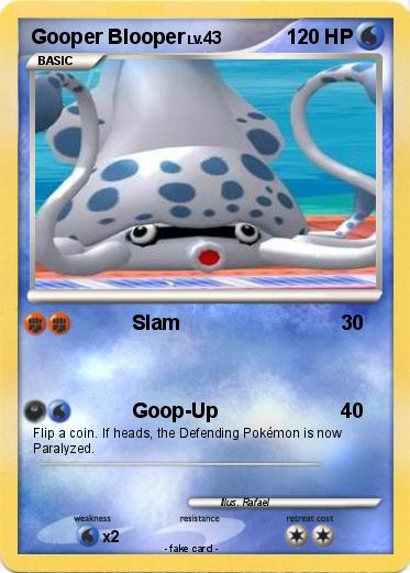 Pokémon Gooper Blooper 5 5 - Slam - My Pokemon Card