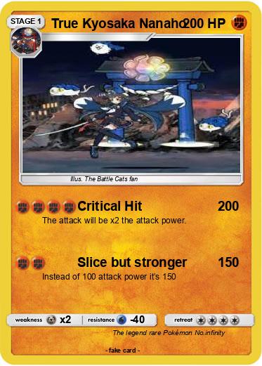 Pokémon True Kyosaka Nanaho - Critical Hit - My Pokemon Card