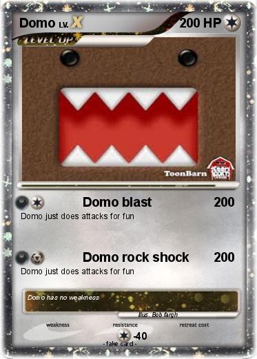 Pokémon Domo 496 496 - Domo blast - My Pokemon Card