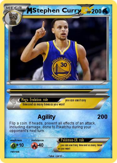Pokémon Stephen Curry 264 264 - Agility - My Pokemon Card