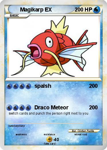 Pokémon Magikarp EX 39 39 - spalsh - My Pokemon Card