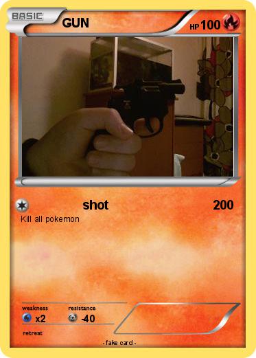 Pokémon GUN 406 406 - shot - My Pokemon Card