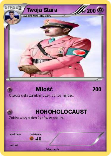 Pokémon Twoja Stara 47 47 - Miłość - Twoja własna karta pokemon