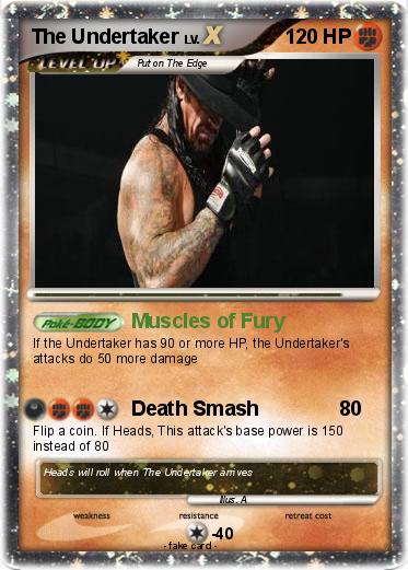 Pokémon The Undertaker 86 86 - Muscles of Fury - My Pokemon Card