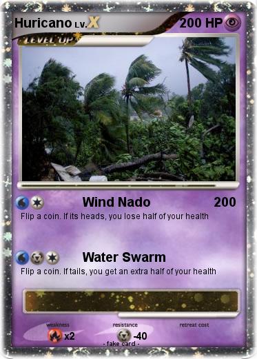 Pokémon Huricano - Wind Nado - My Pokemon Card