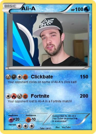 Pokémon Ali A 120 120 - Clickbate - My Pokemon Card