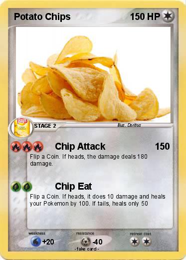 Pokémon Potato Chips 3 3 - Chip Attack - My Pokemon Card