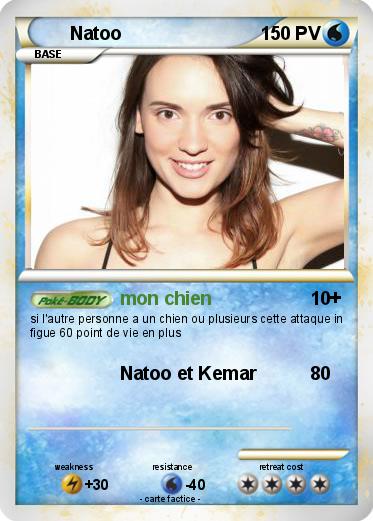 Pokémon Natoo 1 1 - mon chien - Ma carte Pokémon
