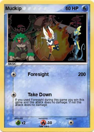 Pokémon Mudkip 946 946 - Foresight - My Pokemon Card