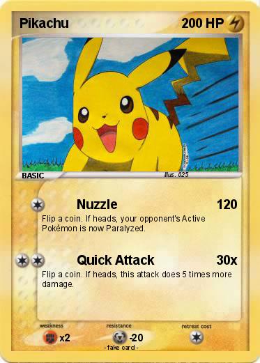 Pokémon Pikachu 15352 15352 - Nuzzle - My Pokemon Card
