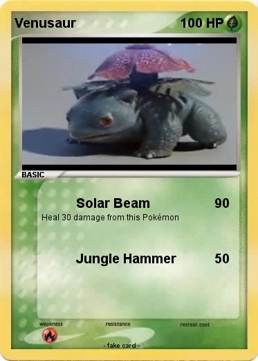 Pokémon Venusaur 1024 1024 - Solar Beam - My Pokemon Card