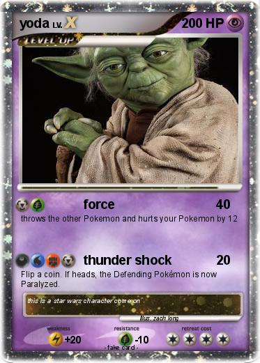 Pokémon yoda 992 992 - force - My Pokemon Card