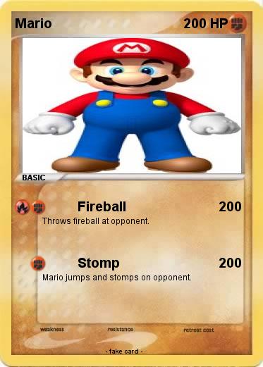 Pokémon Mario 14608 14608 - Fireball - My Pokemon Card