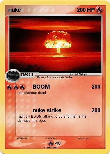 Pokémon nuke 436 436 - BOOM - My Pokemon Card