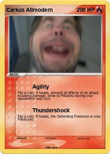 Pokémon Carkus Allmodern - Agility - My Pokemon Card