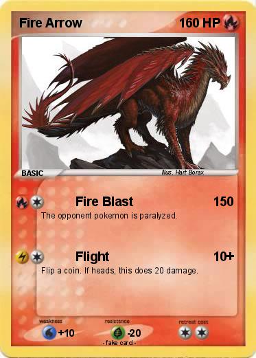 Pokémon Fire Arrow 2 2 - Fire Blast - My Pokemon Card