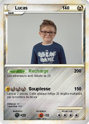 Pokémon Lucas 1577 1577 - Recharge - Ma carte Pokémon