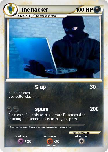 Pokémon The hacker 4 4 - Slap - My Pokemon Card