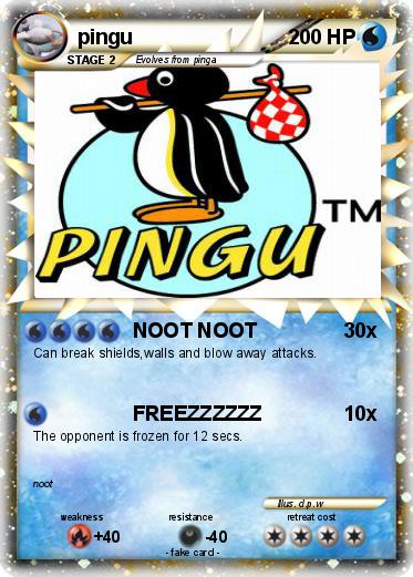 Pokémon pingu 143 143 - NOOT NOOT - My Pokemon Card