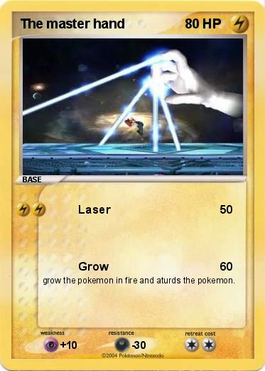 Pokémon The master hand 2 2 - Laser - My Pokemon Card