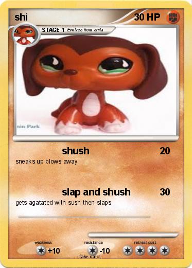 Pokémon shi 26 26 - shush - My Pokemon Card