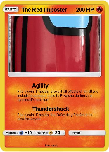 Pokémon The Red Imposter - Agility - My Pokemon Card