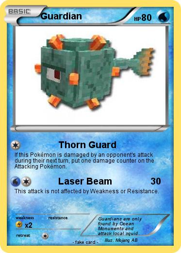 Pokémon Guardian 145 145 - Thorn Guard - My Pokemon Card
