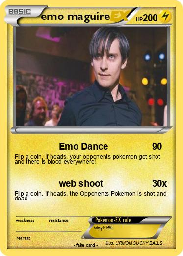 Pokémon emo maguire - Emo Dance - My Pokemon Card