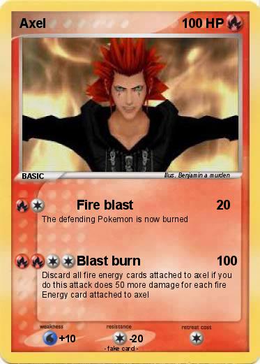 Pokémon Axel 1811 1811 - Fire blast - My Pokemon Card