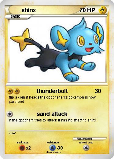 Pokémon shinx 161 161 - thunderbolt - My Pokemon Card