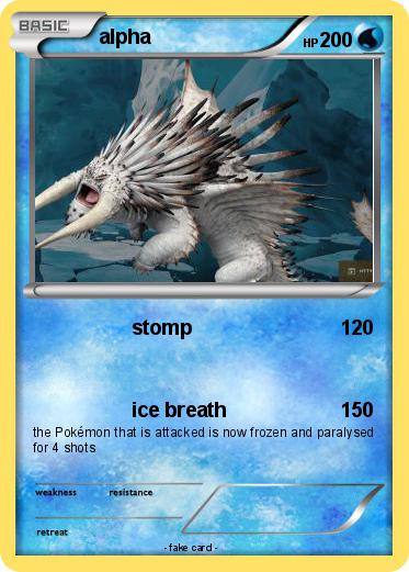 Pokémon alpha 305 305 - stomp - My Pokemon Card