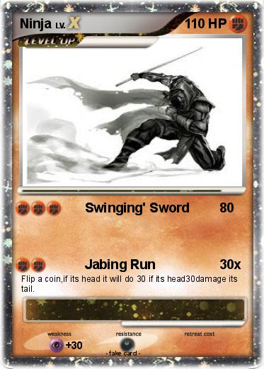 Pokémon Ninja 2122 2122 - Swinging' Sword - My Pokemon Card