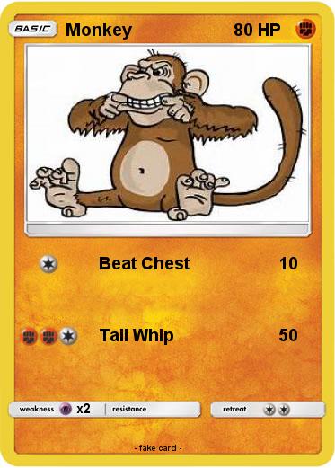 Pokémon Monkey 1872 1872 - Beat Chest - My Pokemon Card