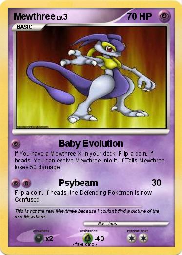 Pokémon Mewthree 251 251 - Baby Evolution - My Pokemon Card