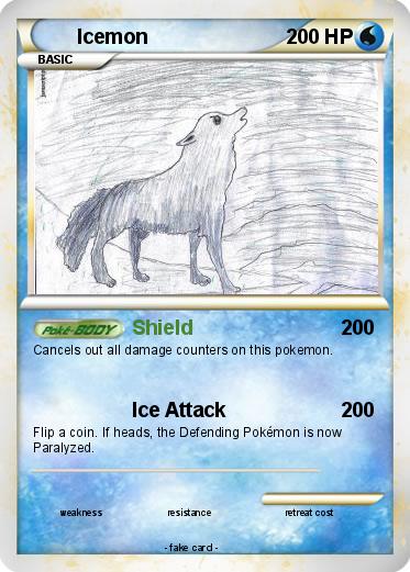 Pokémon Icemon 1 1 - Shield - My Pokemon Card