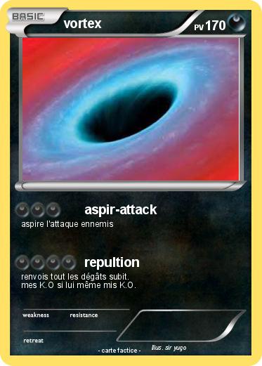 Pokémon vortex 109 109 - aspir-attack - Ma carte Pokémon