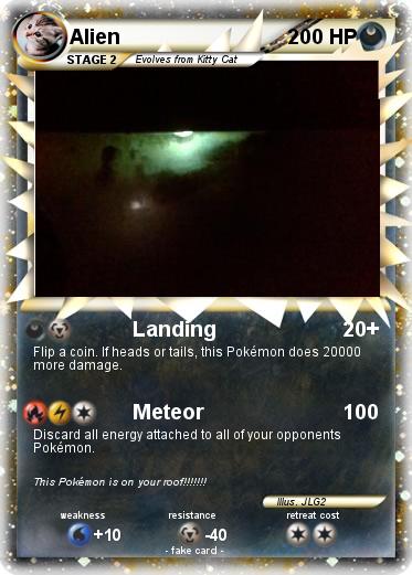 Pokémon Alien 1441 1441 - Landing - My Pokemon Card