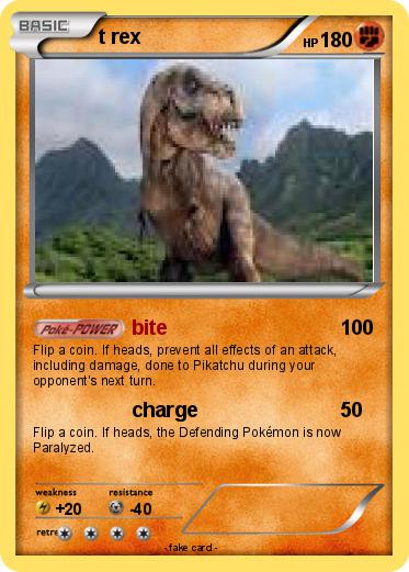 Pokémon t rex 794 794 - bite - My Pokemon Card