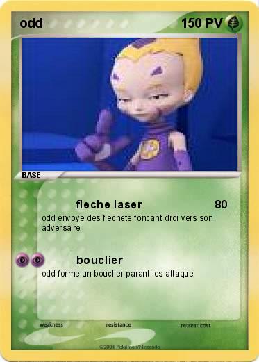 Pokémon odd 21 21 - fleche laser - Ma carte Pokémon