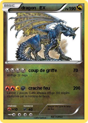Pokémon dragon EX 74 74 - coup de griffe - Ma carte Pokémon