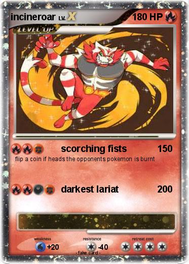 Pokémon incineroar 199 199 - scorching fists - My Pokemon Card