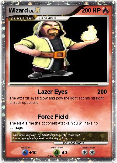 Pokémon Wizard 203 203 - Lazer Eyes - My Pokemon Card