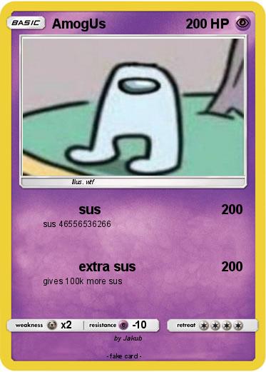 Pokémon AmogUs 128 128 - sus - My Pokemon Card