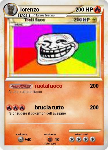 Pokémon lorenzo 103 103 - ruotafuoco - My Pokemon Card