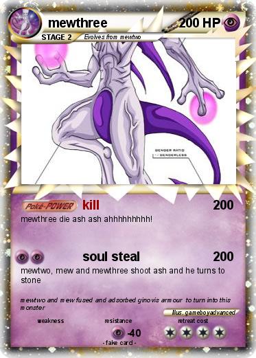 Pokémon mewthree 598 598 - kill - My Pokemon Card