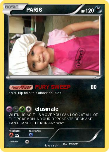 Pokémon PARIS 293 293 - FURY SWEEP - My Pokemon Card