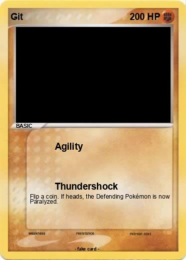 Pokémon Git 9 9 - Agility - My Pokemon Card