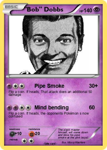 Pokémon Bob Dobbs - Pipe Smoke - My Pokemon Card