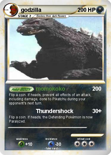 Pokémon godzilla 673 673 - momokoko - My Pokemon Card