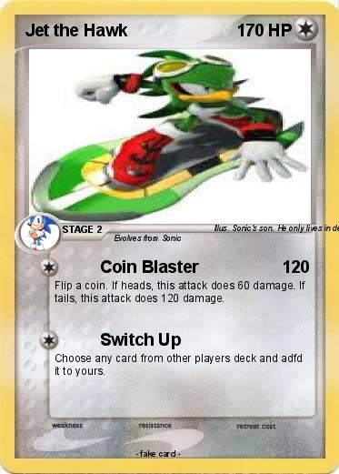 Pokémon Jet the Hawk 31 31 - Coin Blaster - My Pokemon Card